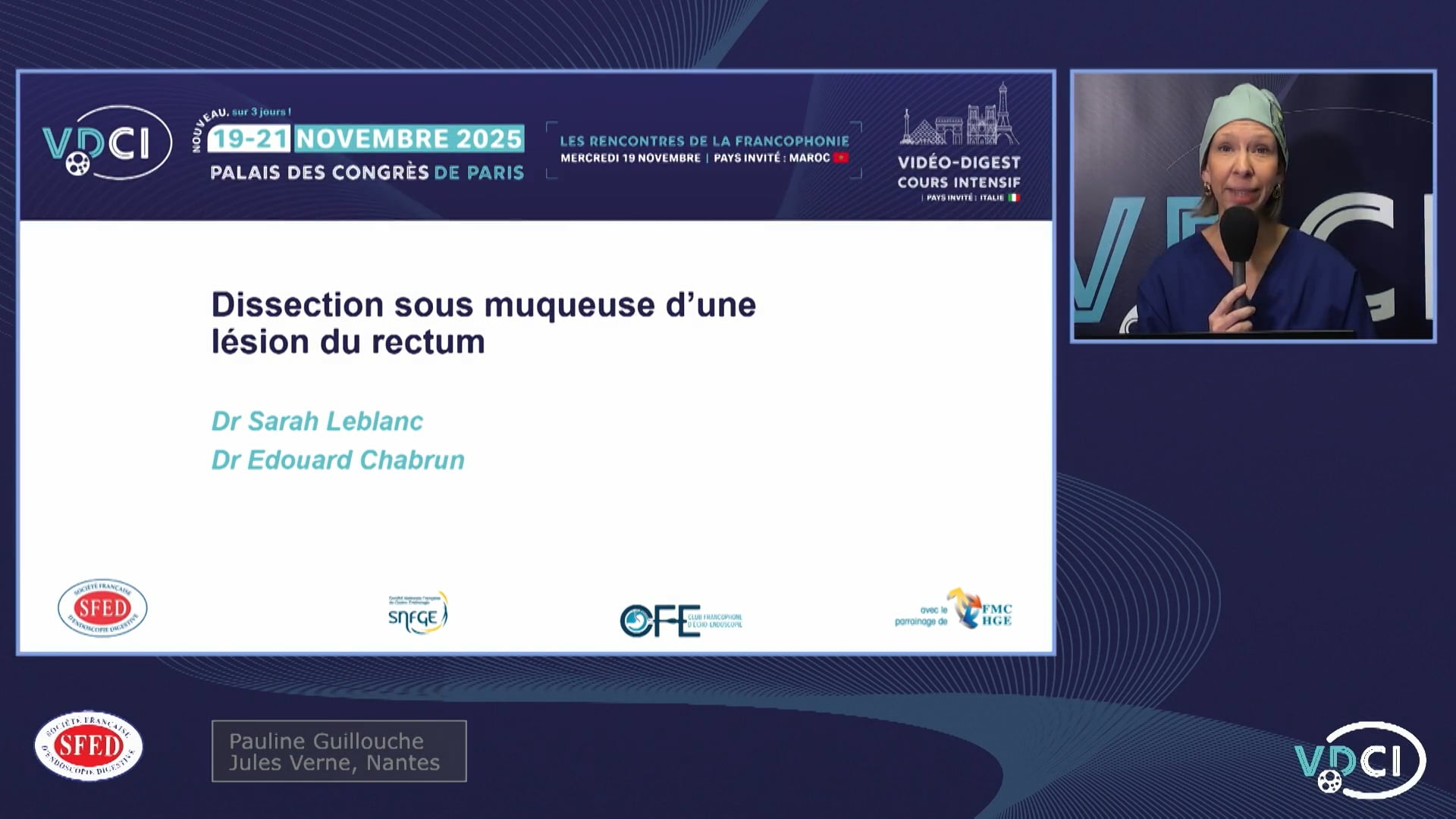 Dissection sous muqueuse d’une lésion du rectum – SFED